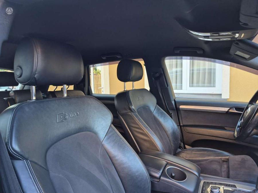 Melns Audi Q7 2007 Viļņa, ar dzinēja tilpumu 2.97 L un nobraukumu 244 tūkst. km par 5999 €, foto 12 vietnē AUTOMOTO.COM.LV