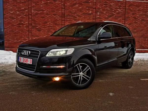 Melns Audi Q7 2007 Rīga, ar dzinēja tilpumu 3.00 L un nobraukumu 221 tūkst. km par 9290 €, foto 1 vietnē AUTOMOTO.COM.LV