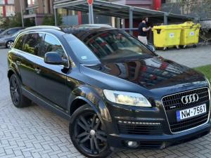 Black Audi Q7 2007 in Riga, with an engine capacity of 3.00 L and mileage of 385 thousand km for 6390 €, photo  on AUTOMOTO.COM.LV