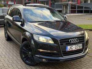 Black Audi Q7 2007 in Riga, with an engine capacity of 3.00 L and mileage of 289 thousand km for 6590 €, photo  on AUTOMOTO.COM.LV
