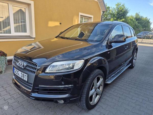Black Audi Q7 2007 in Vilnius, with an engine capacity of 4.20 L and mileage of 365 thousand km for 5500 €, photo 3 on AUTOMOTO.COM.LV