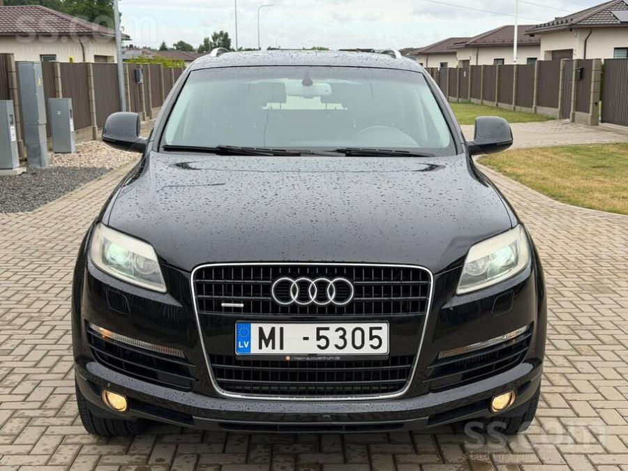 Black Audi Q7 2007 in Riga, with an engine capacity of 3.00 L and mileage of 0 thousand km for 2790 €, photo 6 on AUTOMOTO.COM.LV