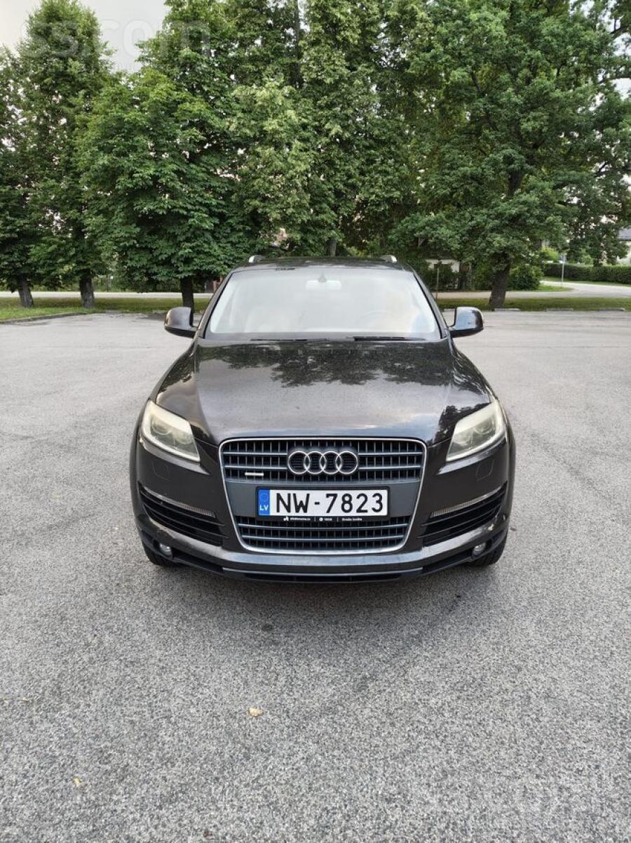 Melns Audi Q7 2007 Ogre, ar dzinēja tilpumu 3.00 L un nobraukumu 236 tūkst. km par 5999 €, foto 1 vietnē AUTOMOTO.COM.LV