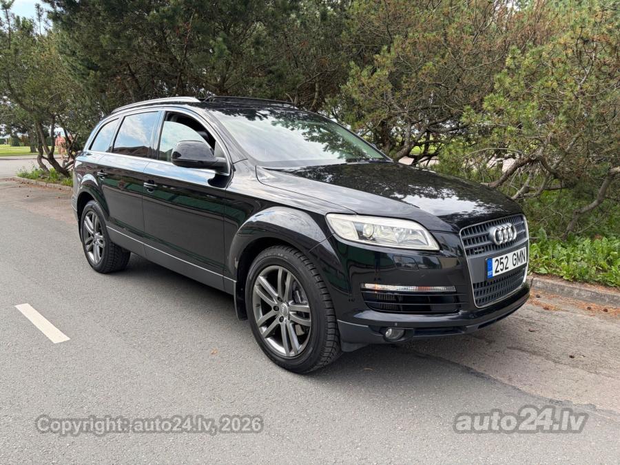 Black Audi Q7 2007 in Tallinn, with an engine capacity of 3.00 L and mileage of 305 thousand km for 5799 €, photo 4 on AUTOMOTO.COM.LV