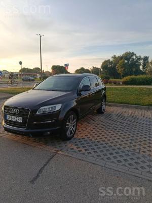 Black Audi Q7 2007 in Riga, with an engine capacity of 3.00 L and mileage of 280 thousand km for 8500 €, photo  on AUTOMOTO.COM.LV