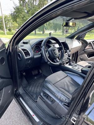 Black Audi Q7 2007 in Tukums, with an engine capacity of 3.00 L and mileage of 480 thousand km for 6100 €, photo 6 on AUTOMOTO.COM.LV