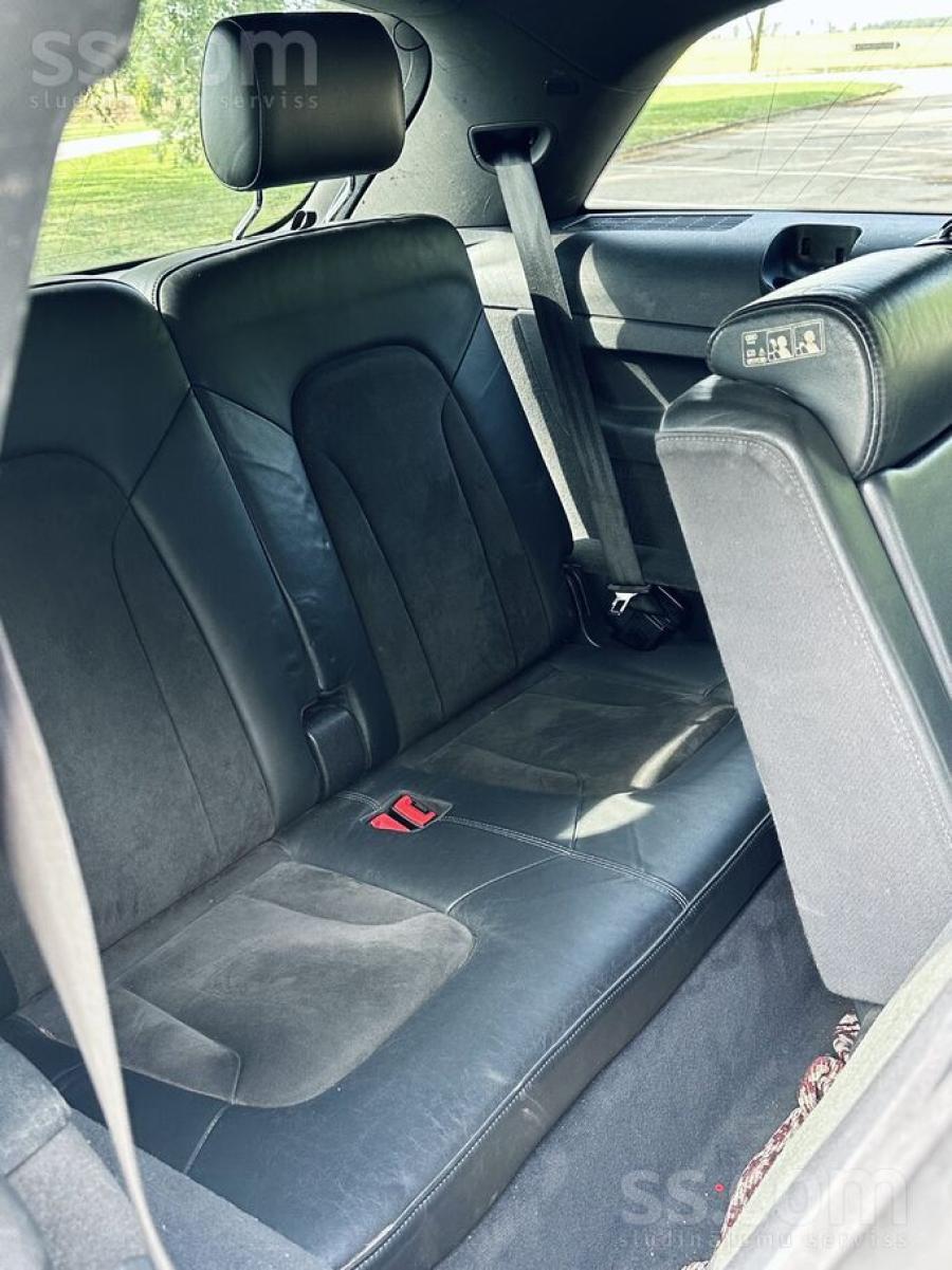 Black Audi Q7 2007 in Tukums, with an engine capacity of 3.00 L and mileage of 480 thousand km for 6100 €, photo 10 on AUTOMOTO.COM.LV
