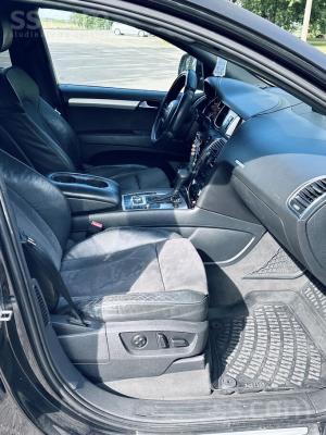 Black Audi Q7 2007 in Tukums, with an engine capacity of 3.00 L and mileage of 480 thousand km for 6100 €, photo 11 on AUTOMOTO.COM.LV