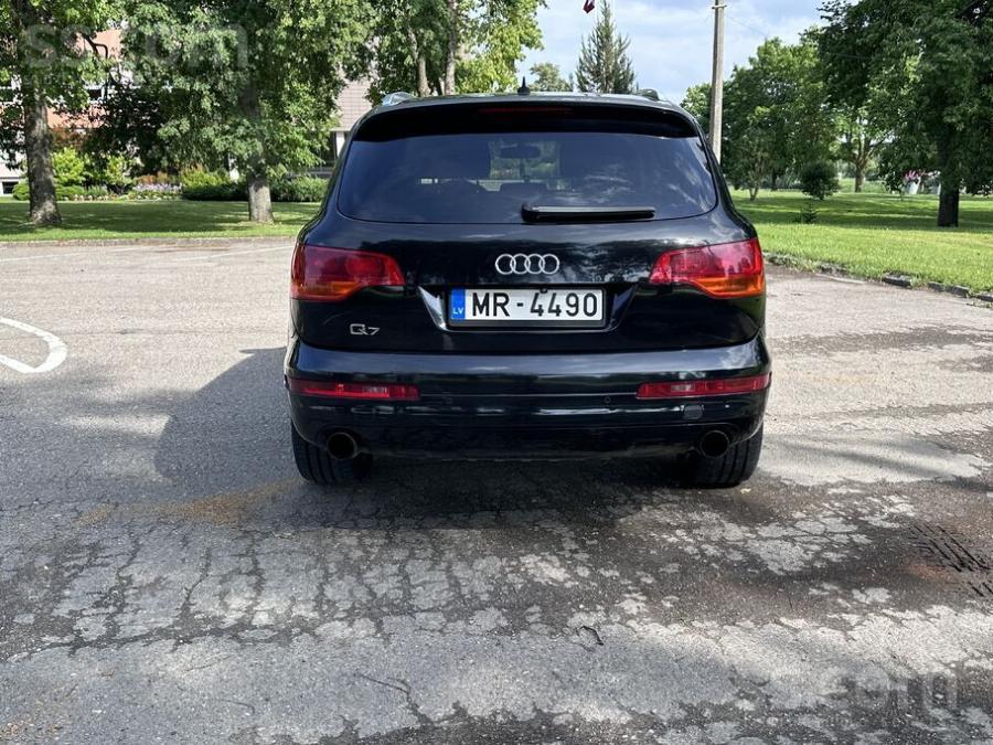 Black Audi Q7 2007 in Tukums, with an engine capacity of 3.00 L and mileage of 480 thousand km for 6100 €, photo 14 on AUTOMOTO.COM.LV