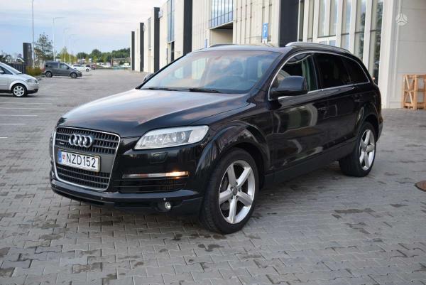 Melns Audi Q7 2007 Viļņa, ar dzinēja tilpumu 2.97 L un nobraukumu 273 tūkst. km par 6000 €, foto 3 vietnē AUTOMOTO.COM.LV