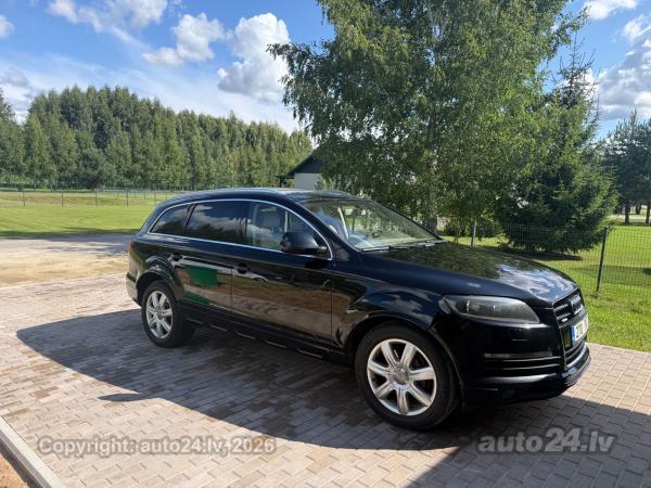 Black Audi Q7 2007 in Tallinn, with an engine capacity of 3.00 L and mileage of 320 thousand km for 5999 €, photo 2 on AUTOMOTO.COM.LV