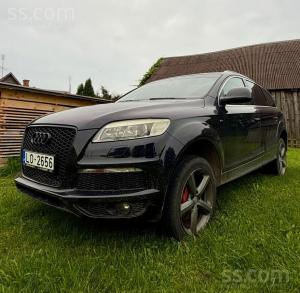 Черный Ауди Ку 7 2007 в Талси, объемом двигателя 3.00 л и пробегом 400 тыс. км за 3000 €, фото  на AUTOMOTO.COM.LV