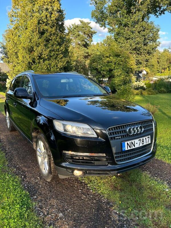 Melns Audi Q7 2007 Jūrmala, ar dzinēja tilpumu 3.00 L un nobraukumu 354 tūkst. km par 5800 €, foto 1 vietnē AUTOMOTO.COM.LV