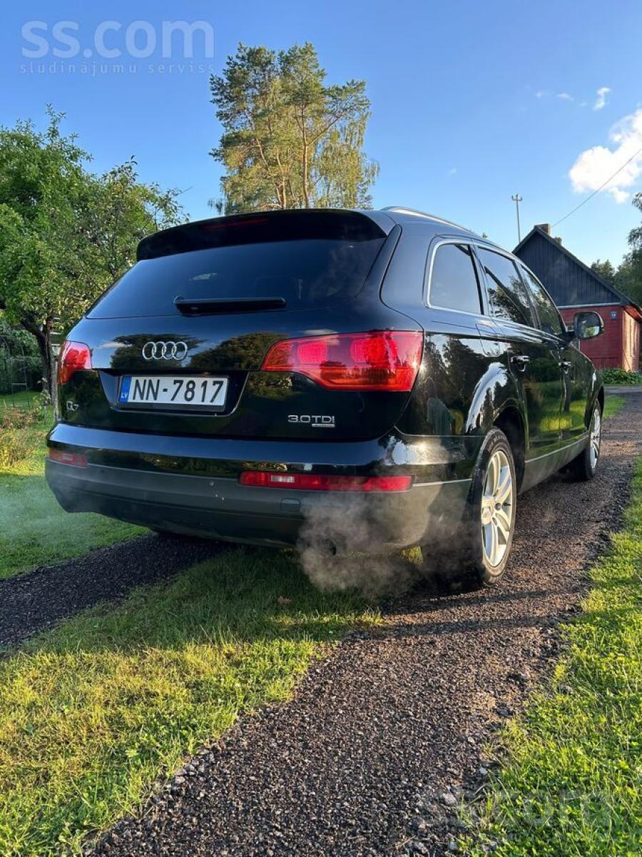 Melns Audi Q7 2007 Jūrmala, ar dzinēja tilpumu 3.00 L un nobraukumu 354 tūkst. km par 5800 €, foto 3 vietnē AUTOMOTO.COM.LV
