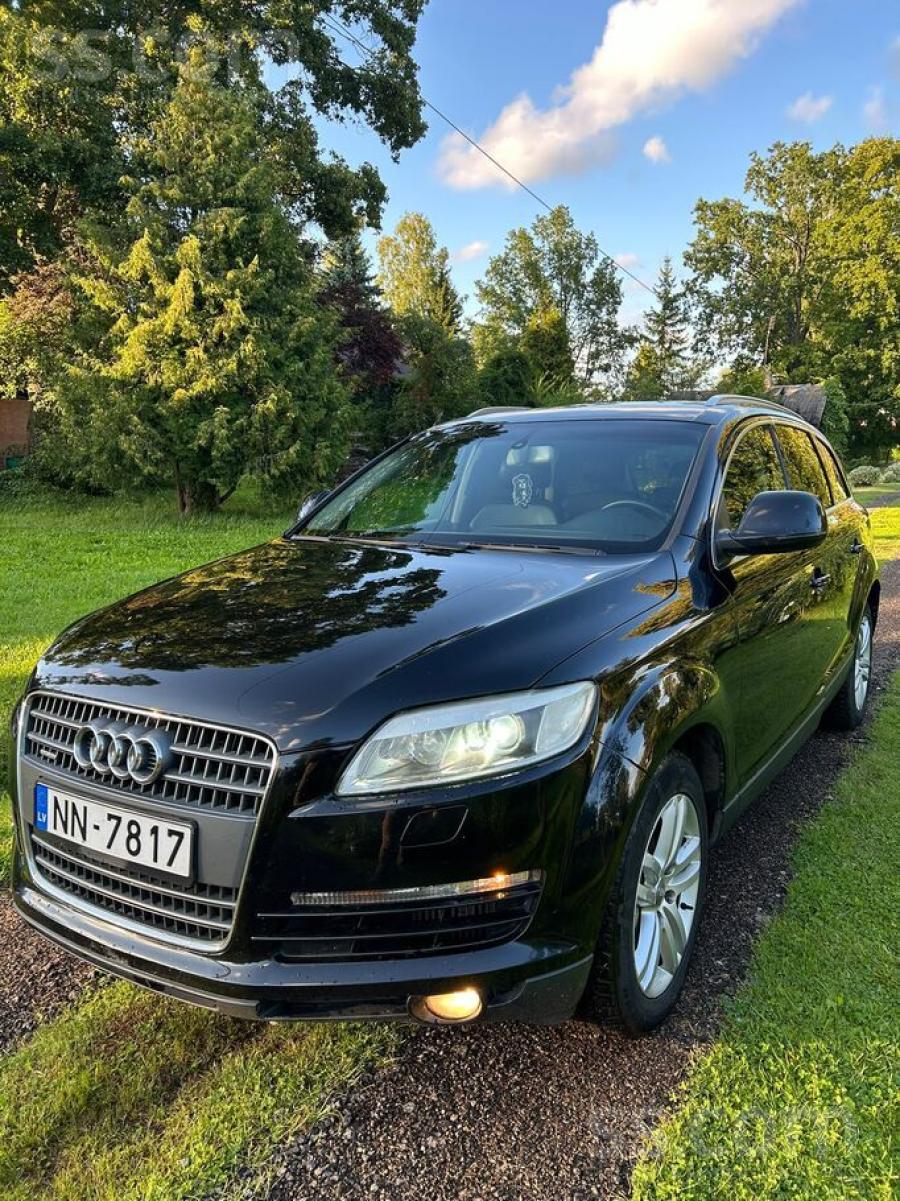 Melns Audi Q7 2007 Jūrmala, ar dzinēja tilpumu 3.00 L un nobraukumu 354 tūkst. km par 5800 €, foto 4 vietnē AUTOMOTO.COM.LV
