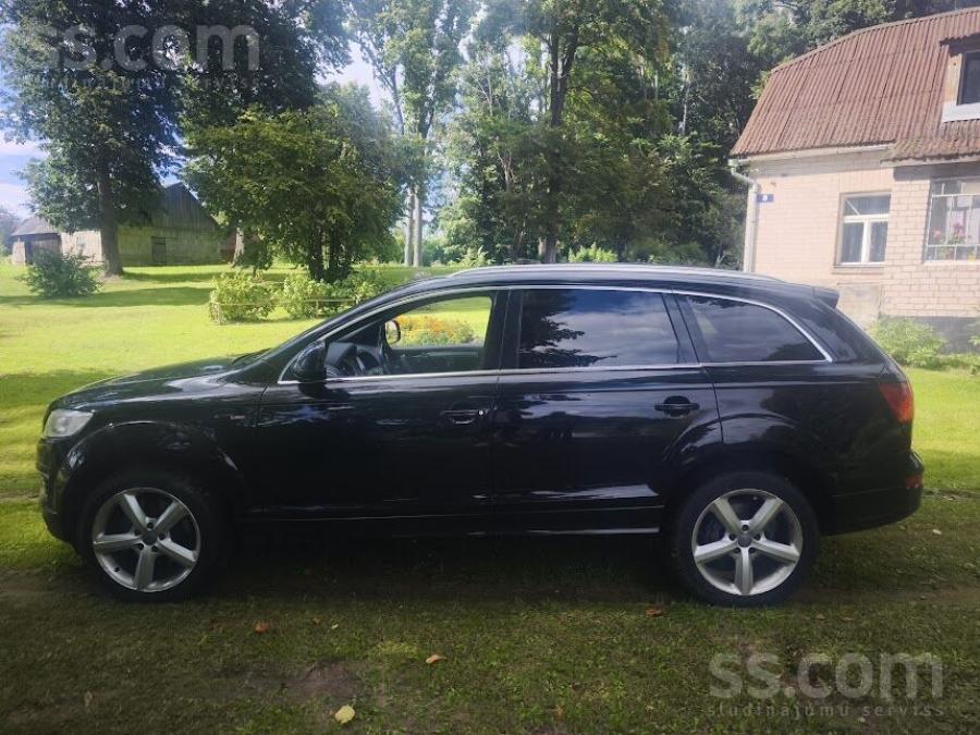 Black Audi Q7 2007 in Kraslava, with an engine capacity of 3.00 L and mileage of 314 thousand km for 4700 €, photo 1 on AUTOMOTO.COM.LV