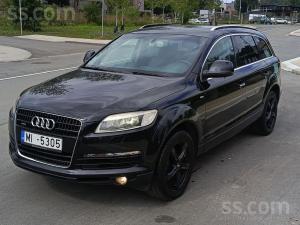 Черный Ауди Ку 7 2007 в Рига, объемом двигателя 3.00 л и пробегом 0 тыс. км за 4990 €, фото  на AUTOMOTO.COM.LV