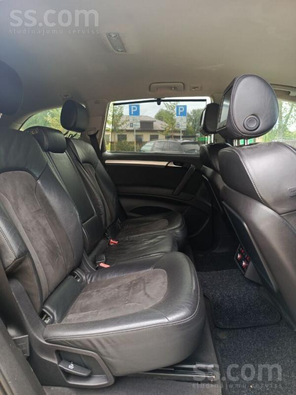 Audi Q7 2007 Rīga vietnē Melns Audi Q7 2007 Rīga, ar dzinēja tilpumu 3.00 L un nobraukumu 0 tūkst. km par 4990 €, foto 11 vietnē AUTOMOTO.COM.LV