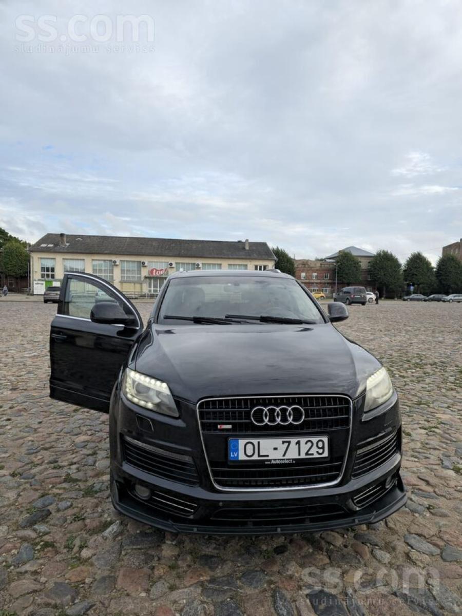 Melns Audi Q7 2007 Liepāja, ar dzinēja tilpumu 3.00 L un nobraukumu 466 tūkst. km par 3900 €, foto 4 vietnē AUTOMOTO.COM.LV