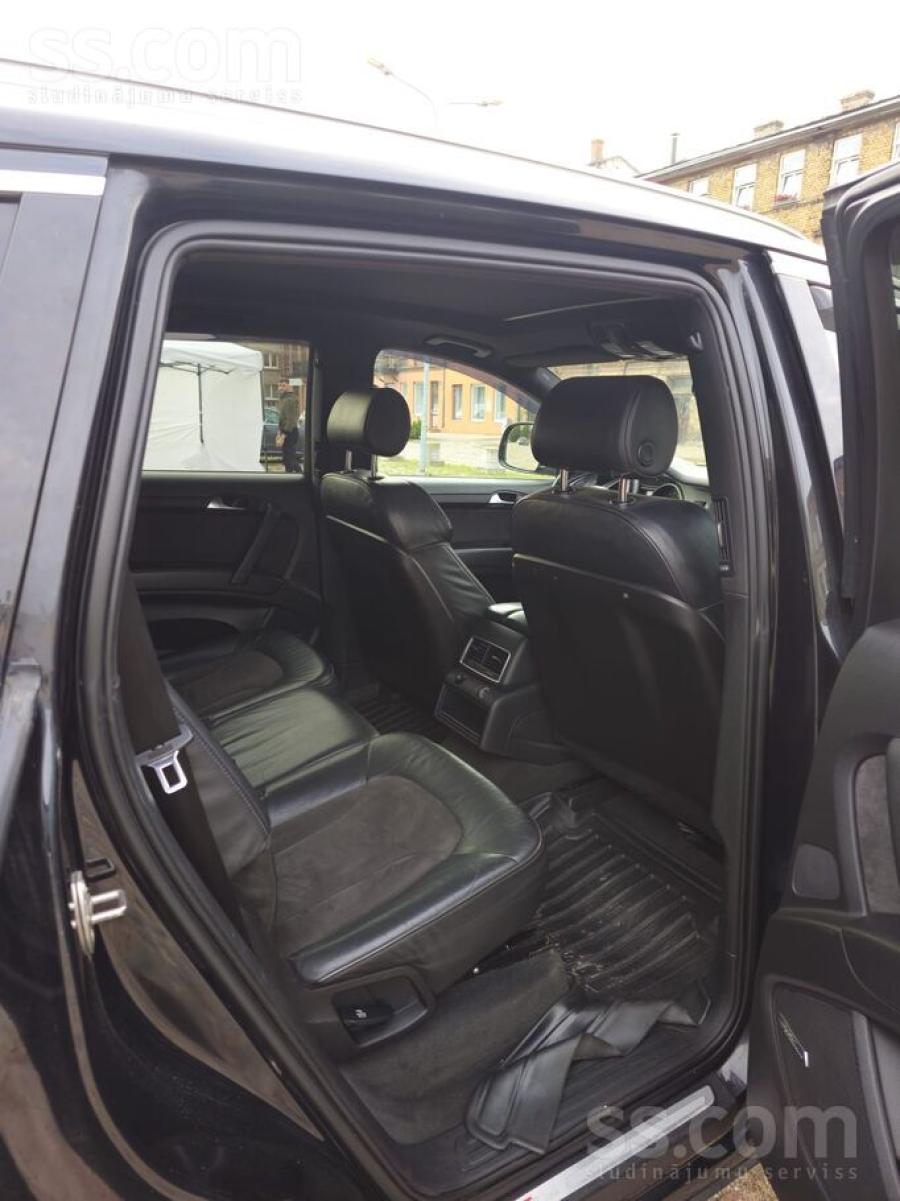 Melns Audi Q7 2007 Liepāja, ar dzinēja tilpumu 3.00 L un nobraukumu 466 tūkst. km par 3900 €, foto 11 vietnē AUTOMOTO.COM.LV