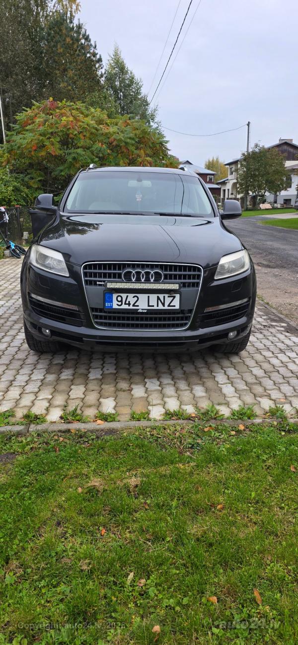 Melns Audi Q7 2007 Pērnava, ar dzinēja tilpumu 3.00 L un nobraukumu 410 tūkst. km par 5200 €, foto 1 vietnē AUTOMOTO.COM.LV