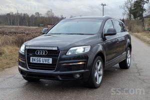 Melns Audi Q7 2008 Rīga, ar dzinēja tilpumu 3.00 L un nobraukumu 216 tūkst. km par 3000 €, foto  vietnē AUTOMOTO.COM.LV