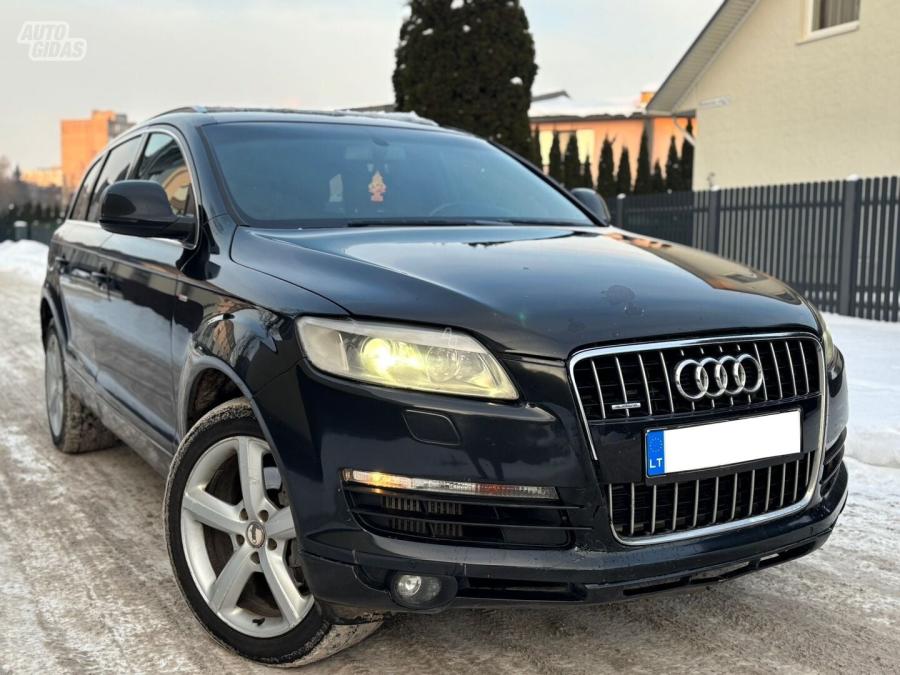 Black Audi Q7 2008 in Kaunas, with an engine capacity of 3.00 L and mileage of 350 thousand km for 4250 €, photo 2 on AUTOMOTO.COM.LV