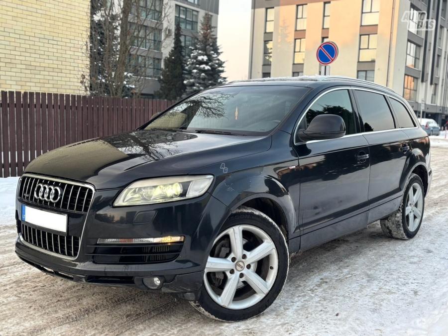 Black Audi Q7 2008 in Kaunas, with an engine capacity of 3.00 L and mileage of 350 thousand km for 4250 €, photo 5 on AUTOMOTO.COM.LV