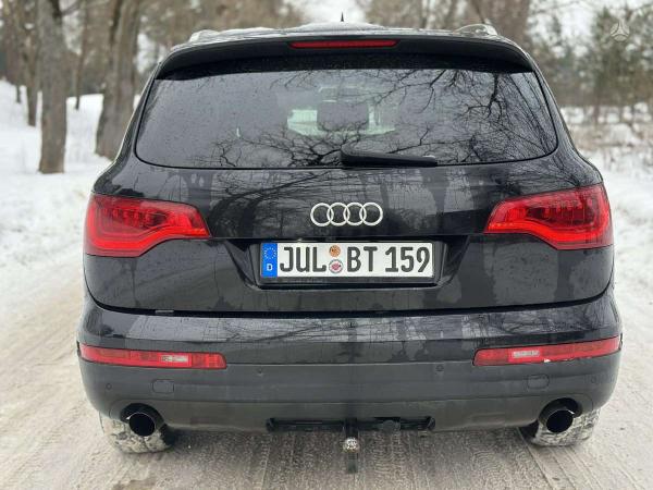 Melns Audi Q7 2008 Viļņa, ar dzinēja tilpumu 2.97 L un nobraukumu 255 tūkst. km par 5700 €, foto 4 vietnē AUTOMOTO.COM.LV