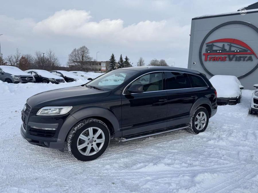 Black Audi Q7 2008 in Telschi, with an engine capacity of 2.97 L and mileage of 144 thousand km for 8300 €, photo 3 on AUTOMOTO.COM.LV