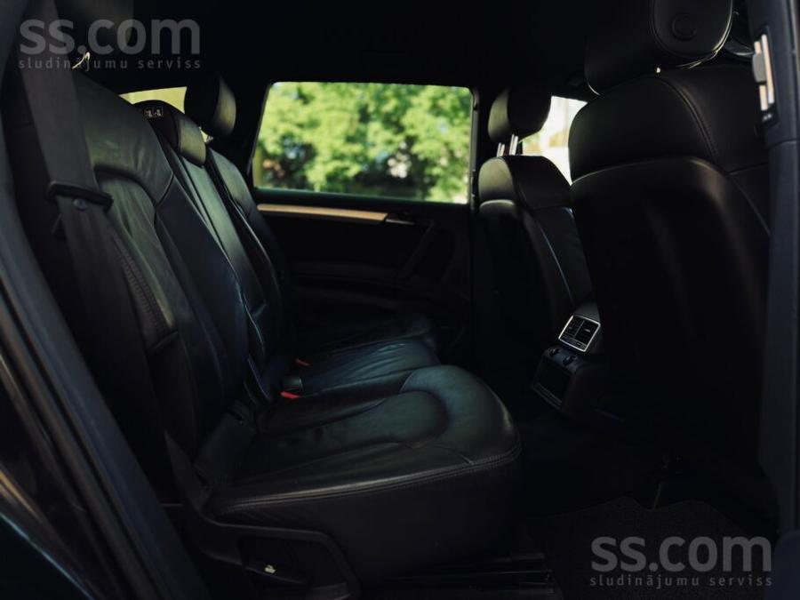 Melns Audi Q7 2008 Cēsis, ar dzinēja tilpumu 3.00 L un nobraukumu 0 tūkst. km par 6990 €, foto 14 vietnē AUTOMOTO.COM.LV