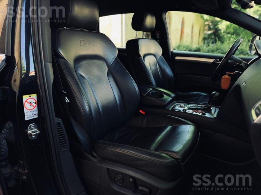Melns Audi Q7 2008 Cēsis, ar dzinēja tilpumu 3.00 L un nobraukumu 0 tūkst. km par 6990 €, foto 16 vietnē AUTOMOTO.COM.LV