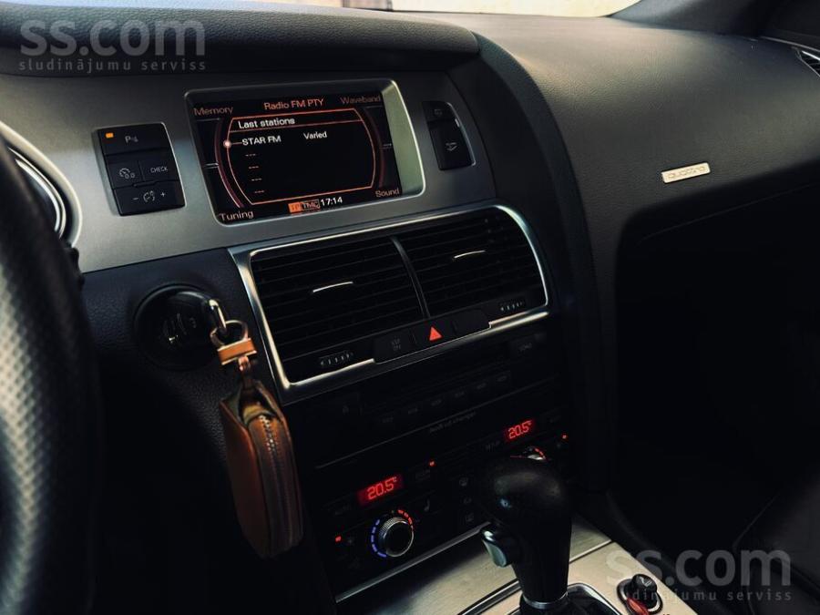 Melns Audi Q7 2008 Cēsis, ar dzinēja tilpumu 3.00 L un nobraukumu 0 tūkst. km par 6990 €, foto 24 vietnē AUTOMOTO.COM.LV