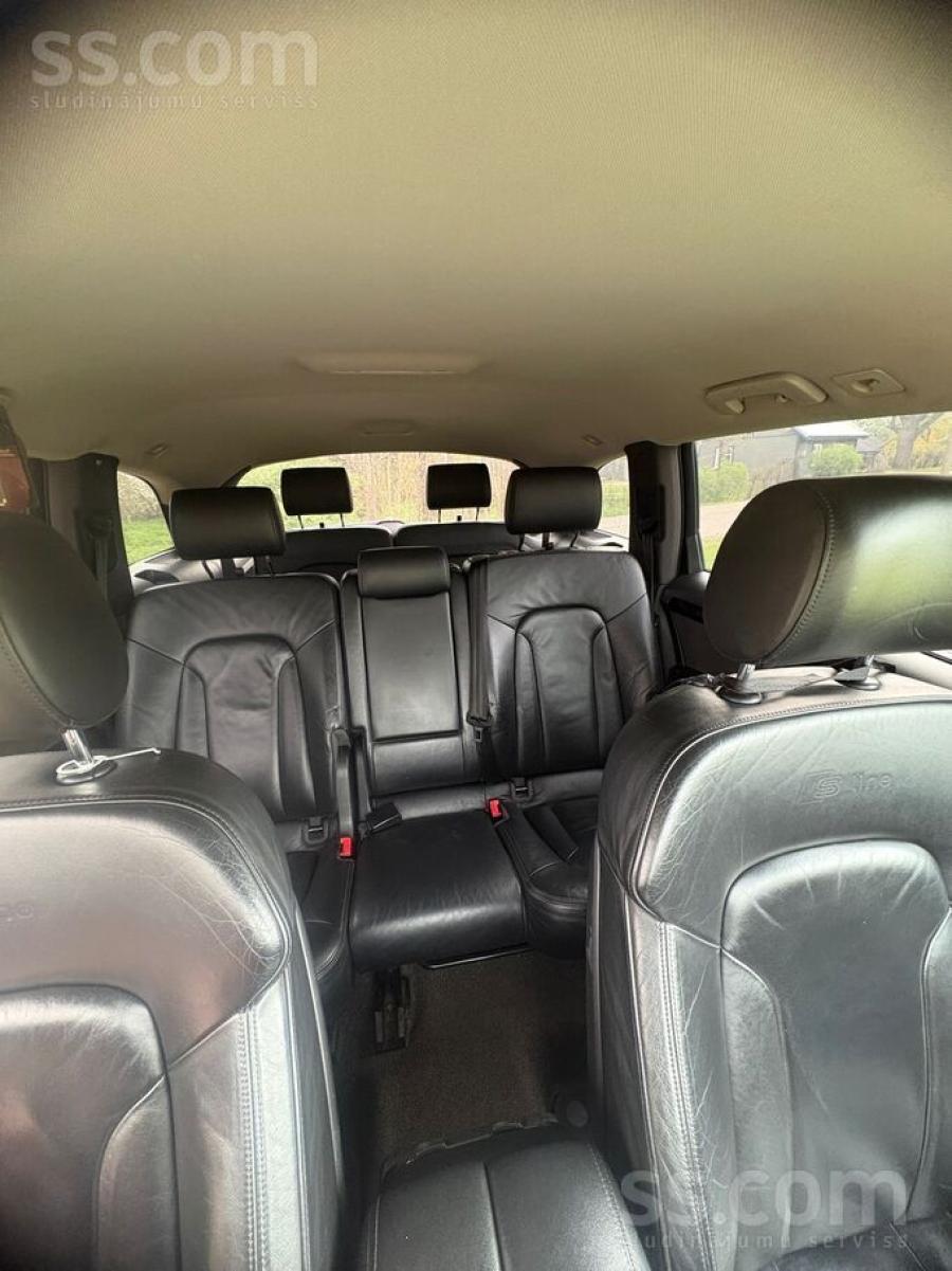 Melns Audi Q7 2008 Valmiera, ar dzinēja tilpumu 3.00 L un nobraukumu 367 tūkst. km par 7000 €, foto 7 vietnē AUTOMOTO.COM.LV