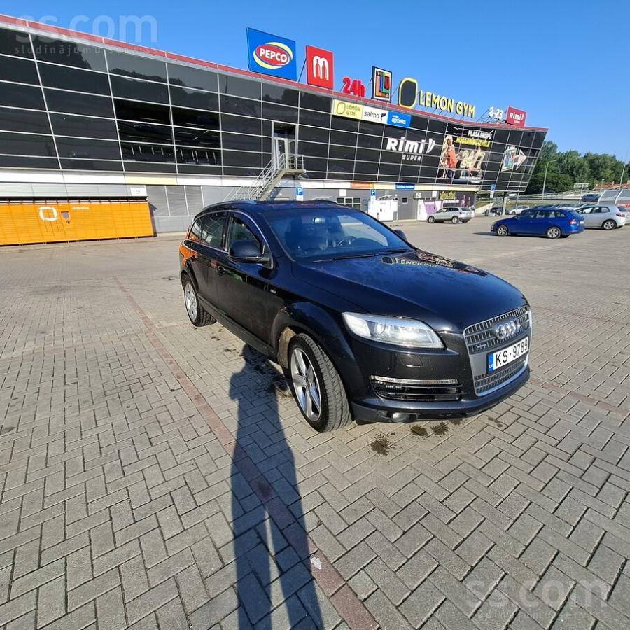 Черный Ауди Ку 7 2008 в Рига, объемом двигателя 3.00 л и пробегом 298 тыс. км за 7500 €, фото 4 на AUTOMOTO.COM.LV