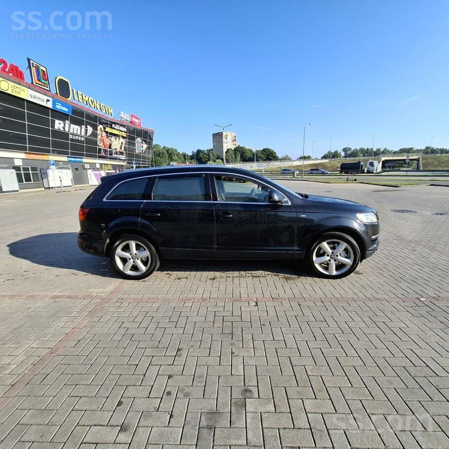 Черный Ауди Ку 7 2008 в Рига, объемом двигателя 3.00 л и пробегом 298 тыс. км за 7500 €, фото 5 на AUTOMOTO.COM.LV