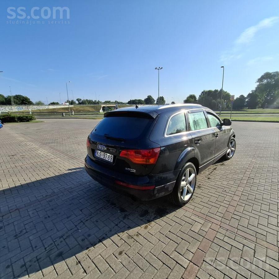 Черный Ауди Ку 7 2008 в Рига, объемом двигателя 3.00 л и пробегом 298 тыс. км за 7500 €, фото 6 на AUTOMOTO.COM.LV