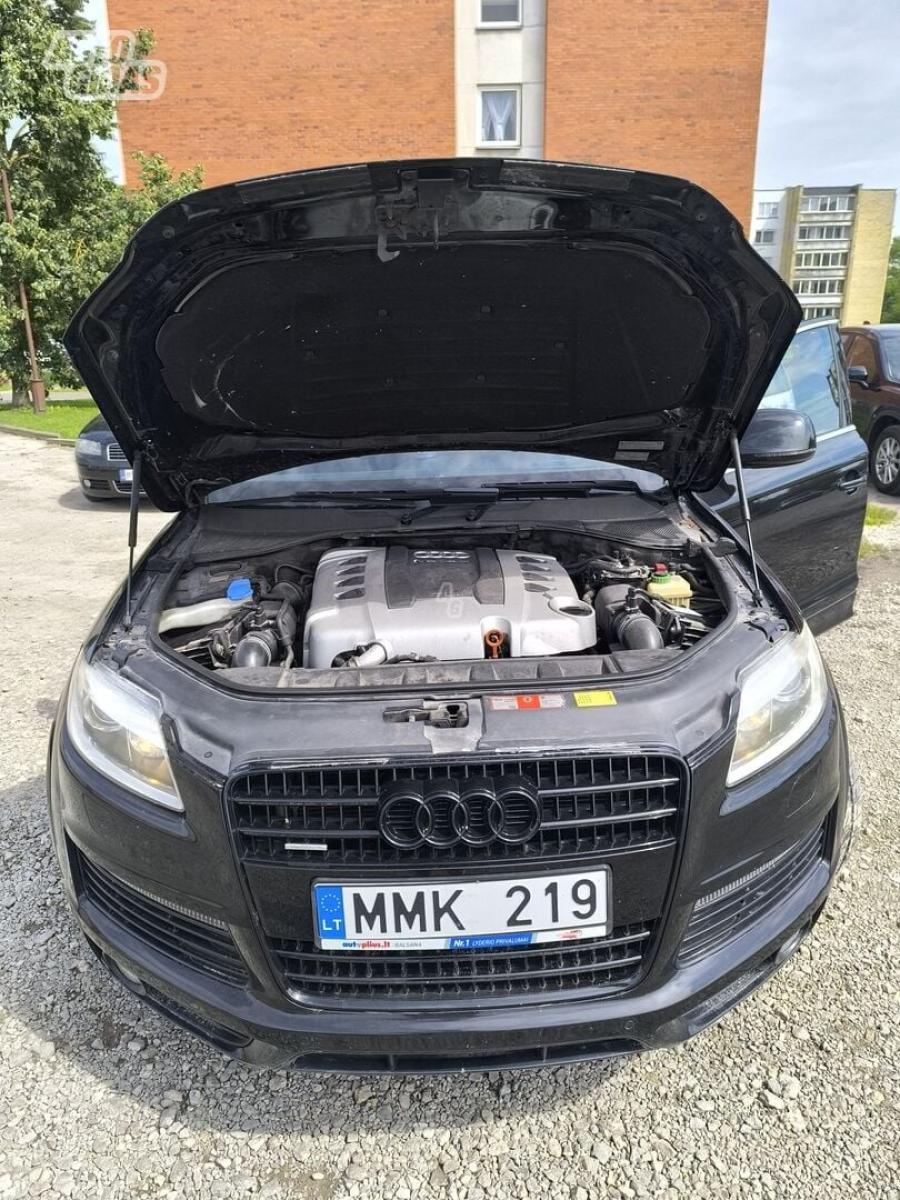 Black Audi Q7 2008 in Siauliai, with an engine capacity of 4.20 L and mileage of 271 thousand km for 8000 €, photo 16 on AUTOMOTO.COM.LV