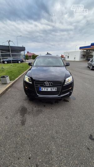 Melns Audi Q7 2008 Raseiniai, ar dzinēja tilpumu 3.00 L un nobraukumu 252 tūkst. km par 5100 €, foto  vietnē AUTOMOTO.COM.LV