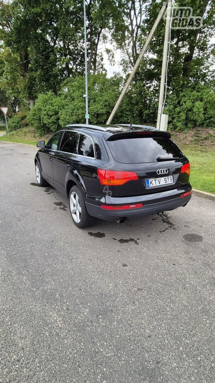 Black Audi Q7 2008 in Raseiniai, with an engine capacity of 3.00 L and mileage of 252 thousand km for 5100 €, photo 4 on AUTOMOTO.COM.LV