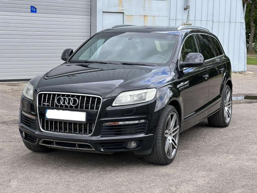 Black Audi Q7 2008 in Vilnius, with an engine capacity of 4.13 L and mileage of 276 thousand km for 6350 €, photo 1 on AUTOMOTO.COM.LV