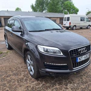 Черный Ауди Ку 7 2008 в Рига, объемом двигателя 3.00 л и пробегом 306 тыс. км за 7900 €, фото  на AUTOMOTO.COM.LV