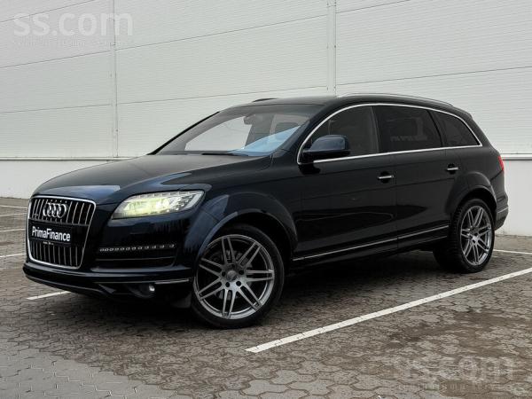 Black Audi Q7 2009 in Riga, with an engine capacity of 3.00 L and mileage of 0 thousand km for 11290 €, photo 1 on AUTOMOTO.COM.LV