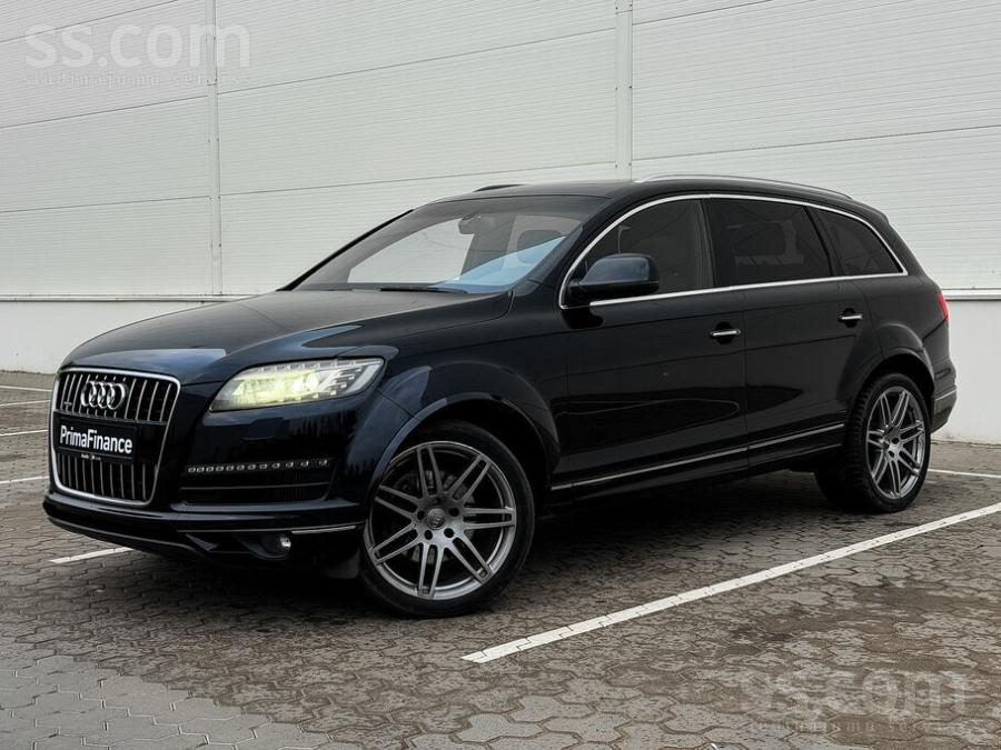Black Audi Q7 2009 in Riga, with an engine capacity of 3.00 L and mileage of 0 thousand km for 11290 €, photo 1 on AUTOMOTO.COM.LV