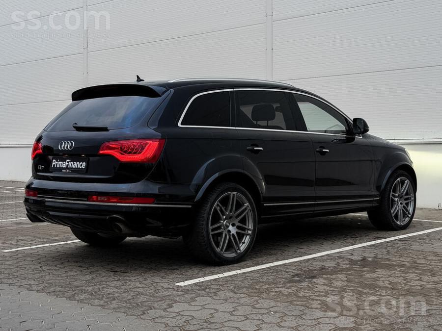 Black Audi Q7 2009 in Riga, with an engine capacity of 3.00 L and mileage of 0 thousand km for 11290 €, photo 3 on AUTOMOTO.COM.LV