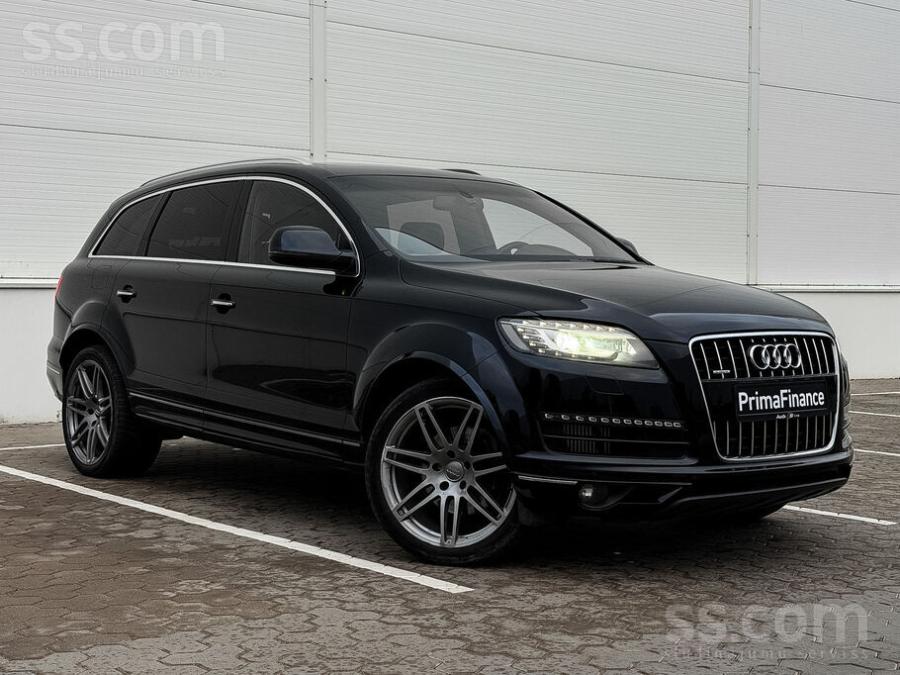 Black Audi Q7 2009 in Riga, with an engine capacity of 3.00 L and mileage of 0 thousand km for 11290 €, photo 4 on AUTOMOTO.COM.LV