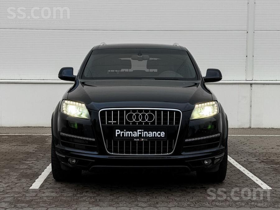 Black Audi Q7 2009 in Riga, with an engine capacity of 3.00 L and mileage of 0 thousand km for 11290 €, photo 6 on AUTOMOTO.COM.LV