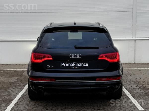 Black Audi Q7 2009 in Riga, with an engine capacity of 3.00 L and mileage of 0 thousand km for 11290 €, photo 7 on AUTOMOTO.COM.LV