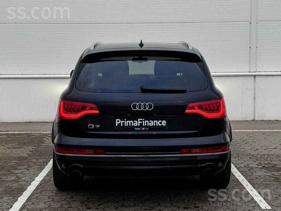 Black Audi Q7 2009 in Riga, with an engine capacity of 3.00 L and mileage of 0 thousand km for 11290 €, photo 8 on AUTOMOTO.COM.LV