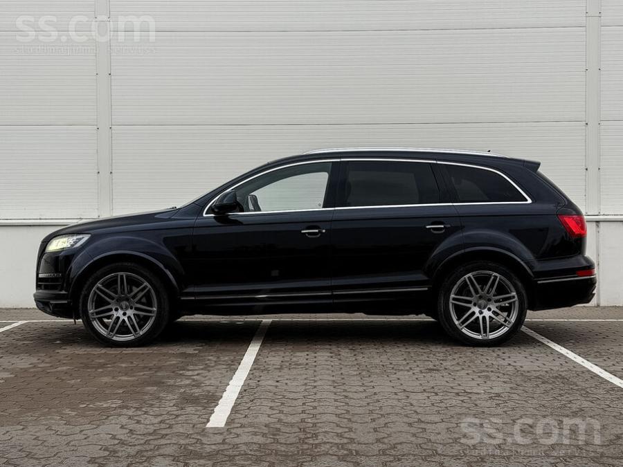 Black Audi Q7 2009 in Riga, with an engine capacity of 3.00 L and mileage of 0 thousand km for 11290 €, photo 10 on AUTOMOTO.COM.LV